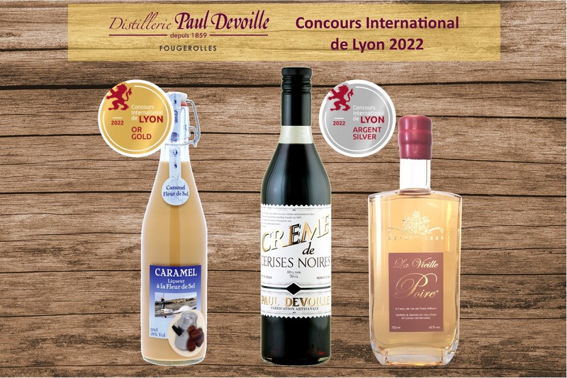 3 Médailles au Concours International de Lyon 2022 - Devoille